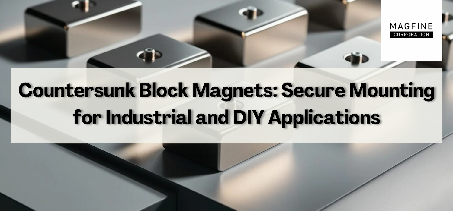 Countersunk Block Magnets: Secure Mounting for Industrial and DIY Appl