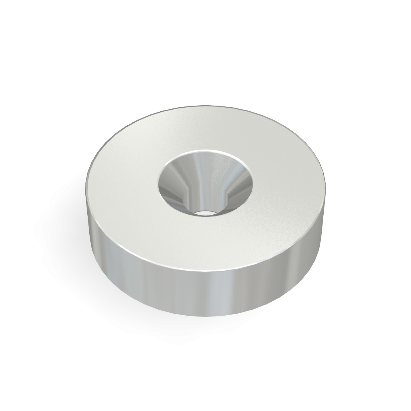 Neodymium Disc Magnet with Countersunk Hole Ø22mm x Ø4.3mm x 6mm /M4